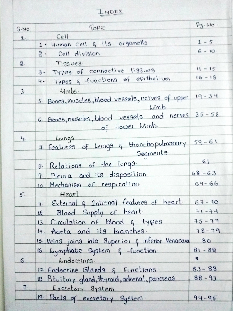 Anatomy Part -1 | PDF