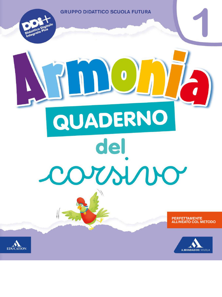 Vebuka Armonia 1 - Quaderno Del Corsivo | PDF