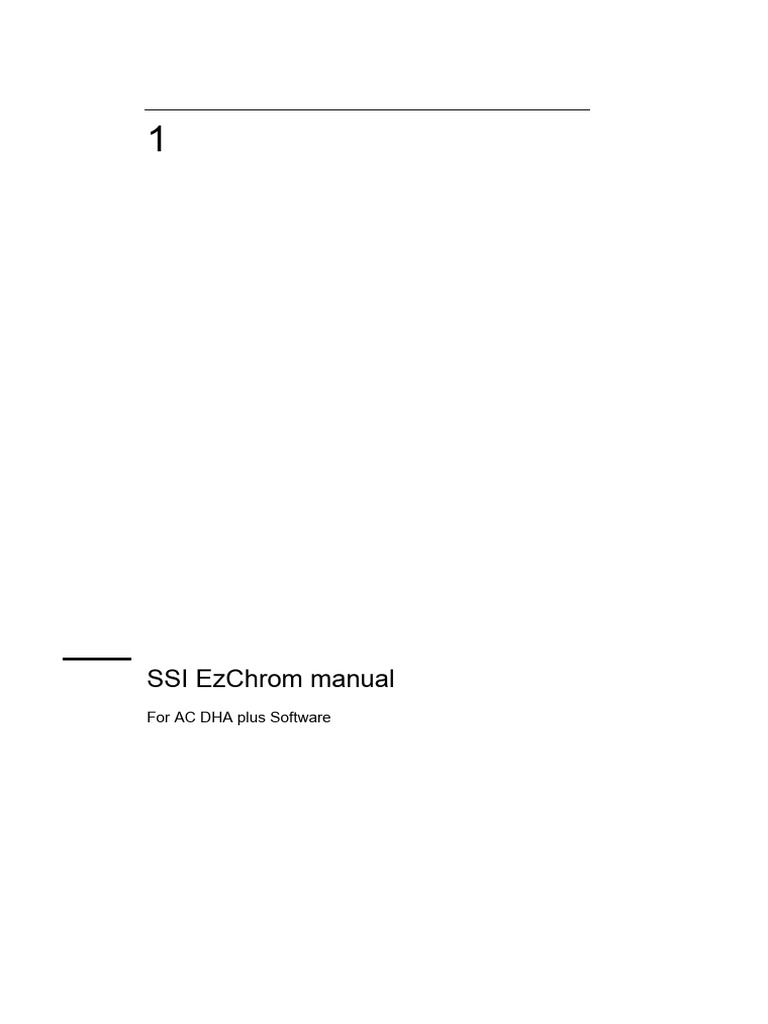 SSI EzChrom Manual for DHA Software | PDF | Computer File | Icon ...