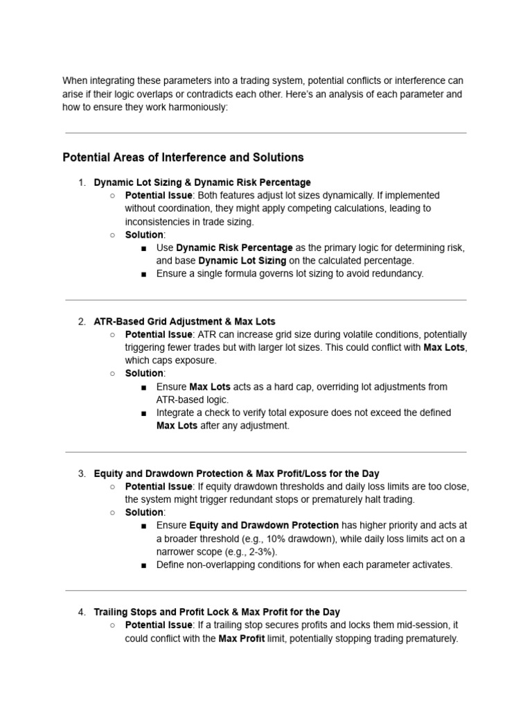 Potential Areas of Interference & Solutions | PDF
