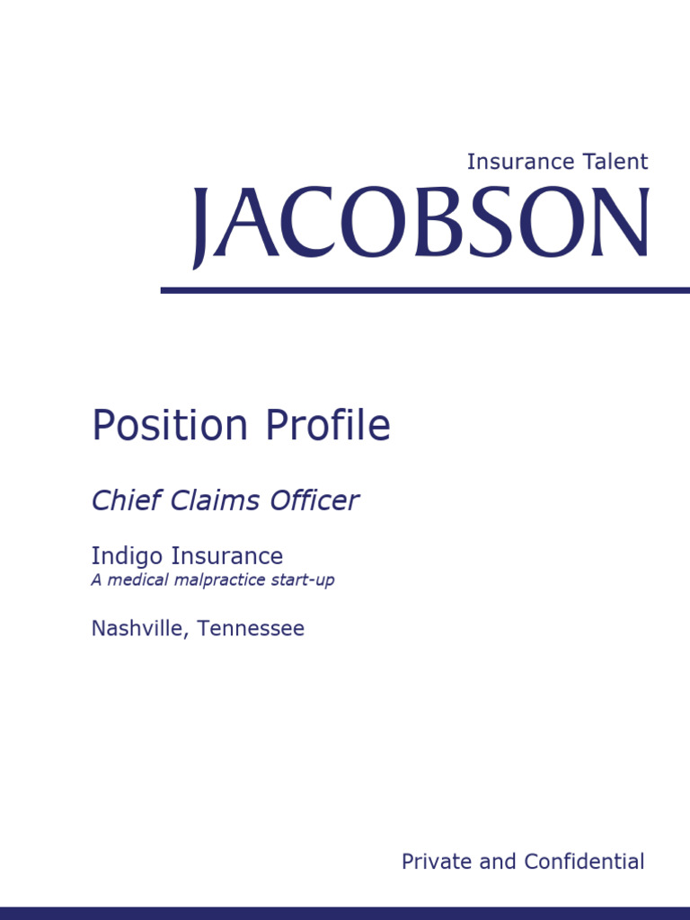 Indigo - CCO - Position Profile FINAL | PDF | Business