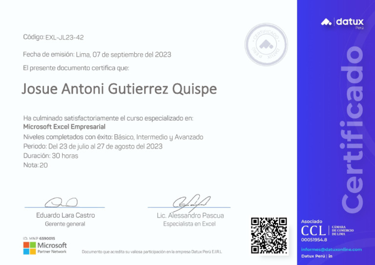 Josue Antoni Gutierrez Quispe | PDF