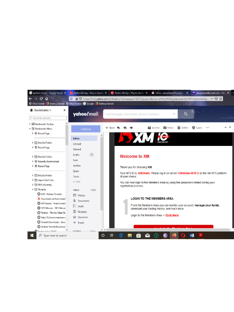 XM MT5 Login Details | PDF