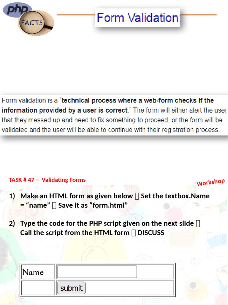 4_FormValidation | PDF | Software Engineering | Web Development
