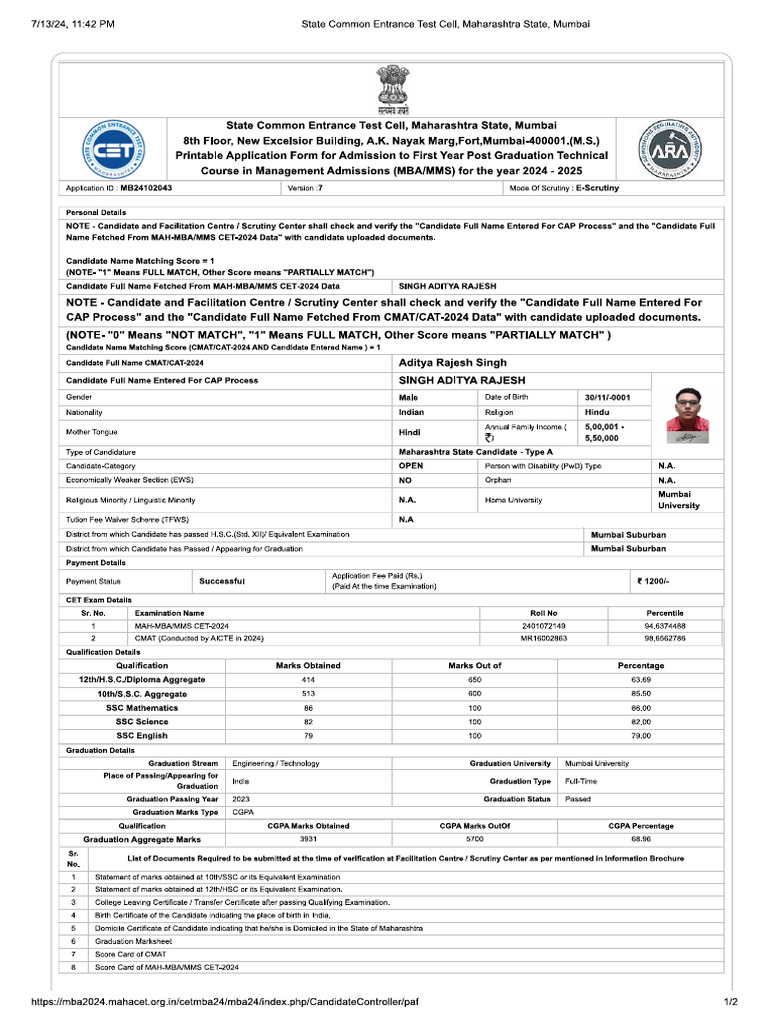 Version 7 Application Form | PDF