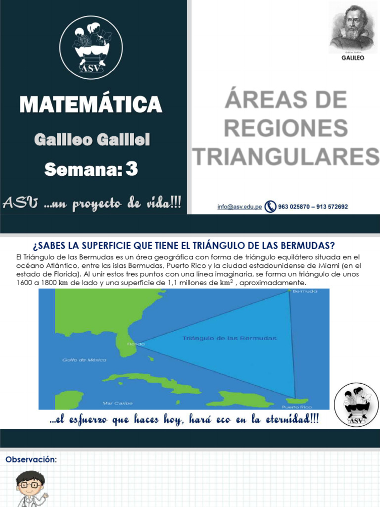 SC 3 Geo Galileo III B | PDF | Triángulo | Formas geométricas
