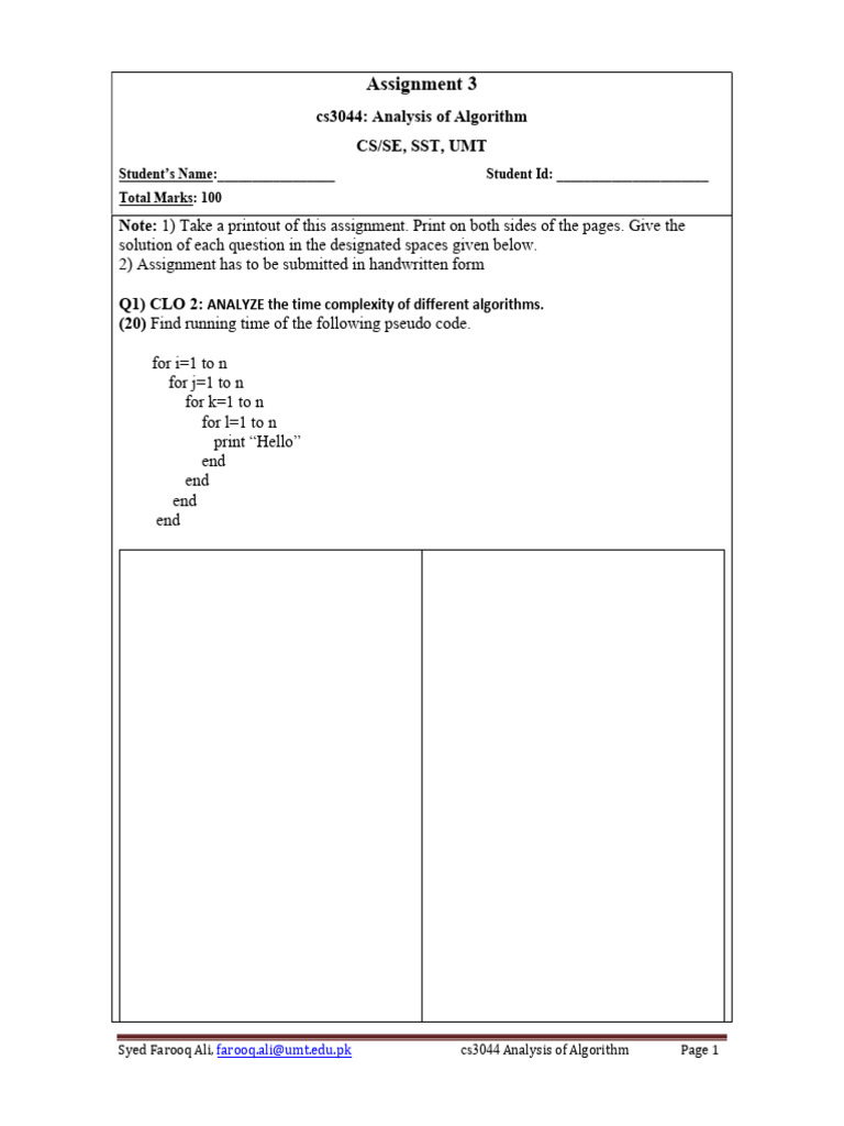 Assign3 Ananlysis v7 | PDF