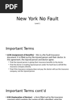 NF-3 Form for No-Fault Claims | PDF | Assignment (Law) | Fraud