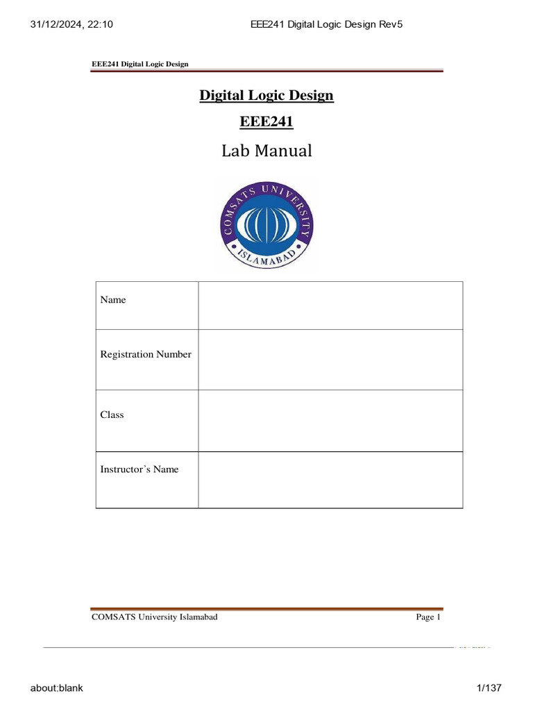 Dld Labs | PDF | Logic Gate | Cmos
