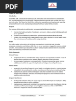 Employee Welfare Policy Overview | PDF | Occupational Safety And Health ...