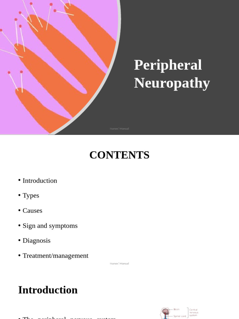 Peripheralneuropathy 200914101722 | PDF | Peripheral Neuropathy ...