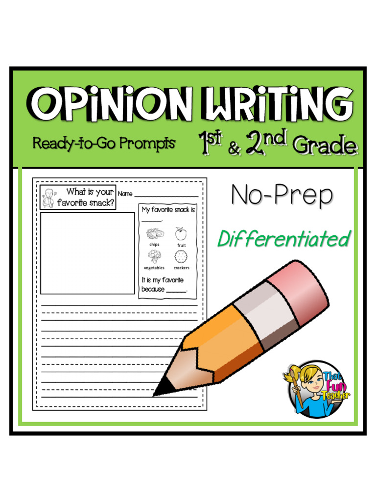 Opinion Writing: Grade | PDF | Foods
