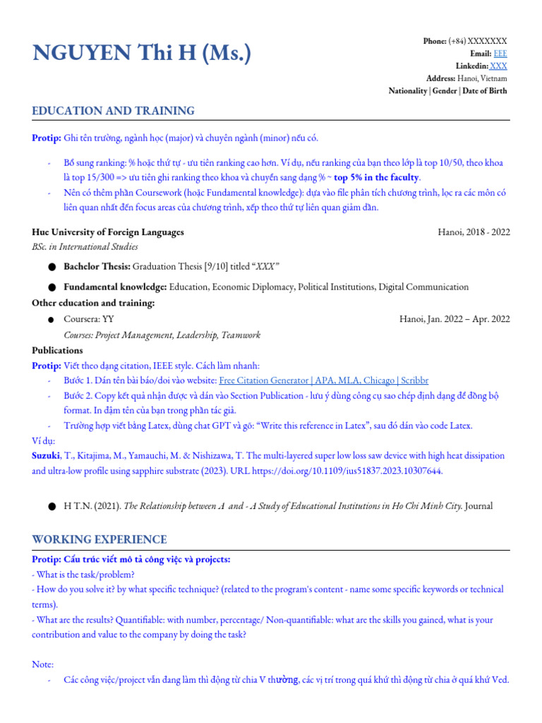 Protip CV | PDF