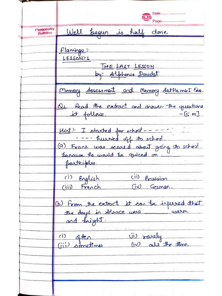 English Ma & Ms Questions All Chapters | PDF