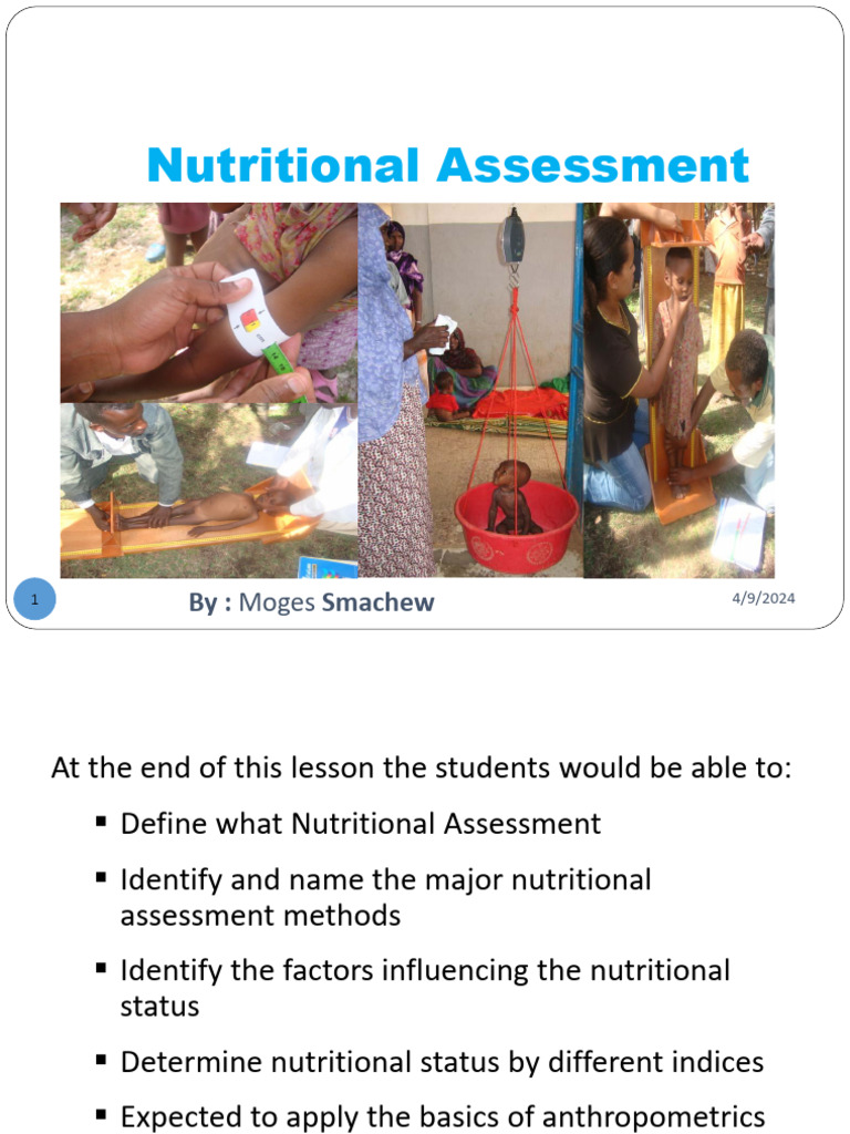 Chapter 4 Nutritional Assessment | PDF | Malnutrition | Anemia
