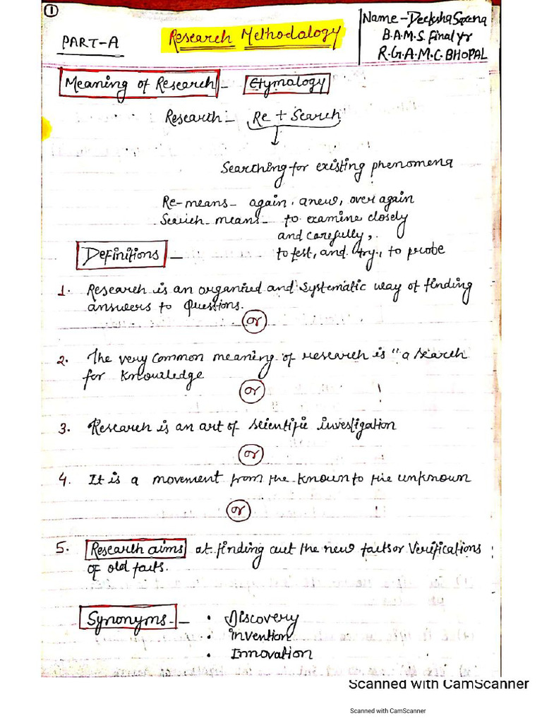 Research Methodology Final Year | PDF