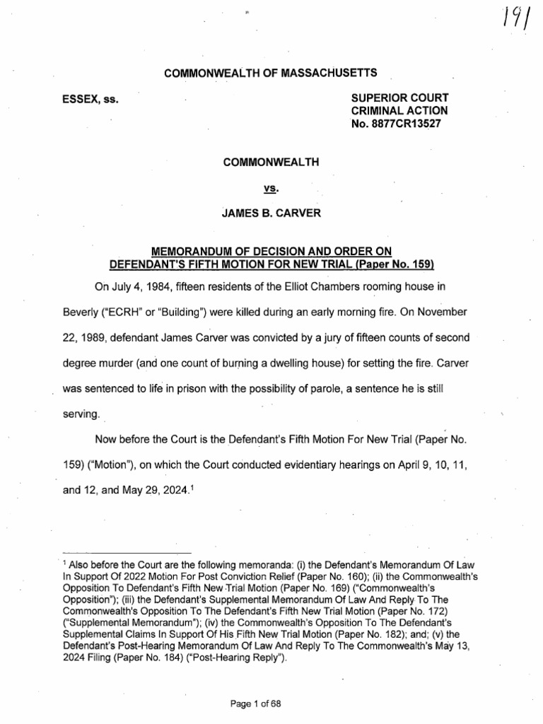 Karp Ruling - James Carver | PDF