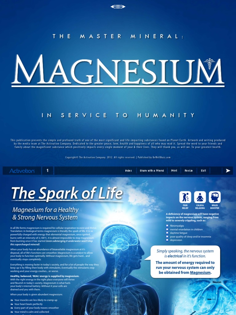 Magnesium: The Master Mineral | PDF | Heart | Magnesium