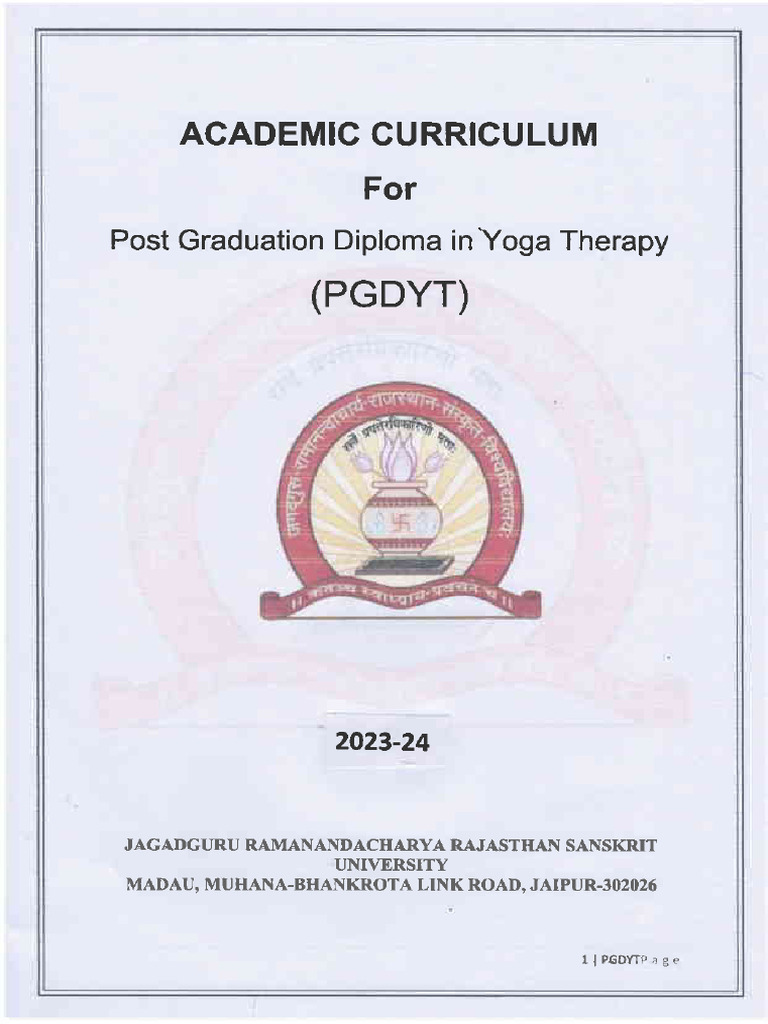 Syl Yoga Diploma 2023 | PDF