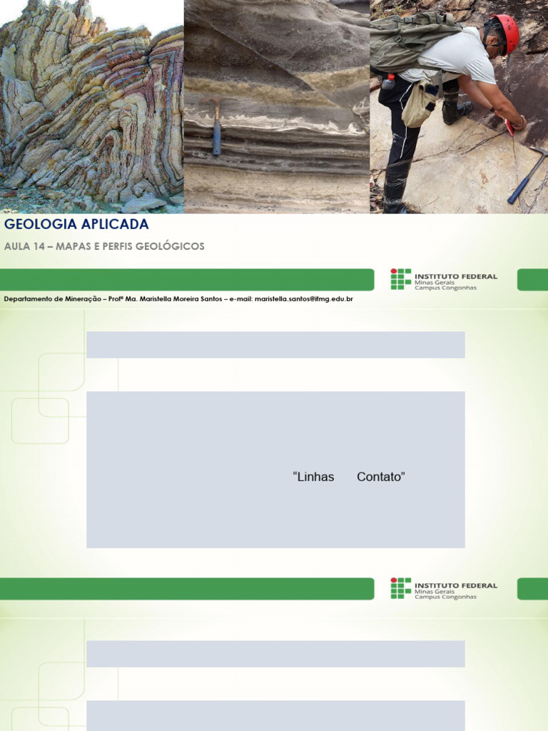 Mapas e Perfis Geológicos | PDF | Geologia | Falha (Geologia)