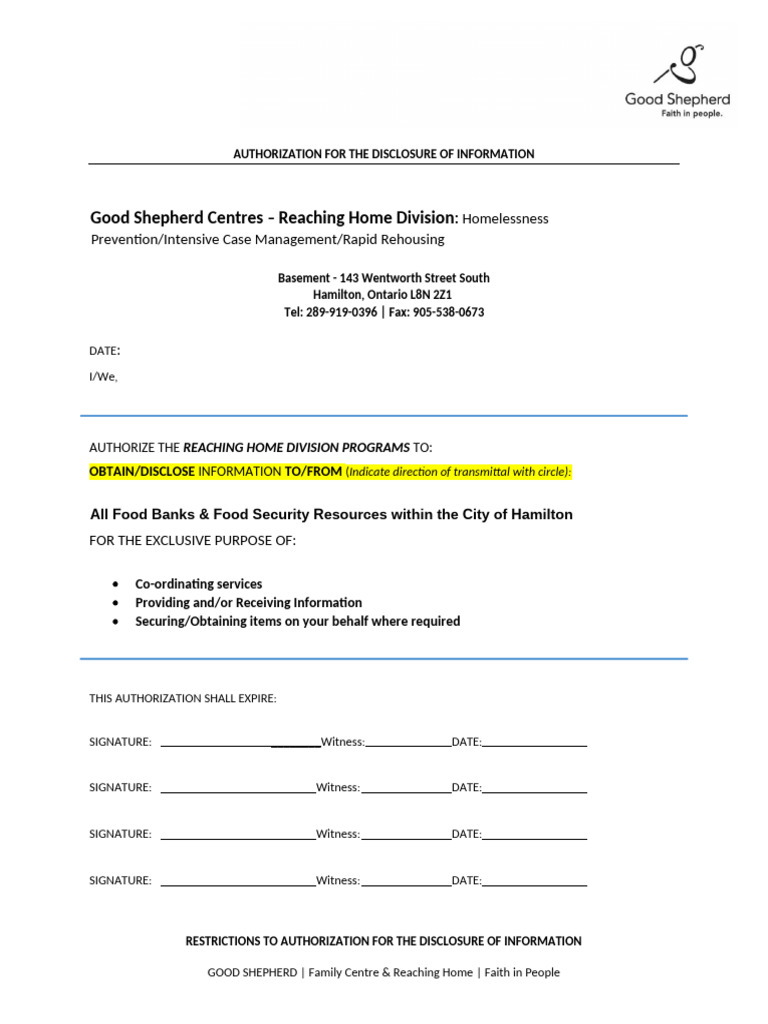 Authorization for Information Disclosure | PDF | Justice | Crime & Violence