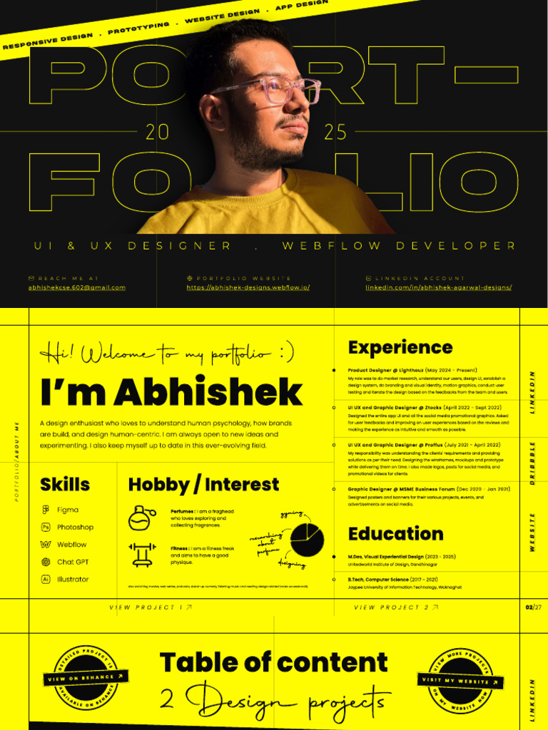 Abhishek Portfolio | PDF | Usability | Cyberspace