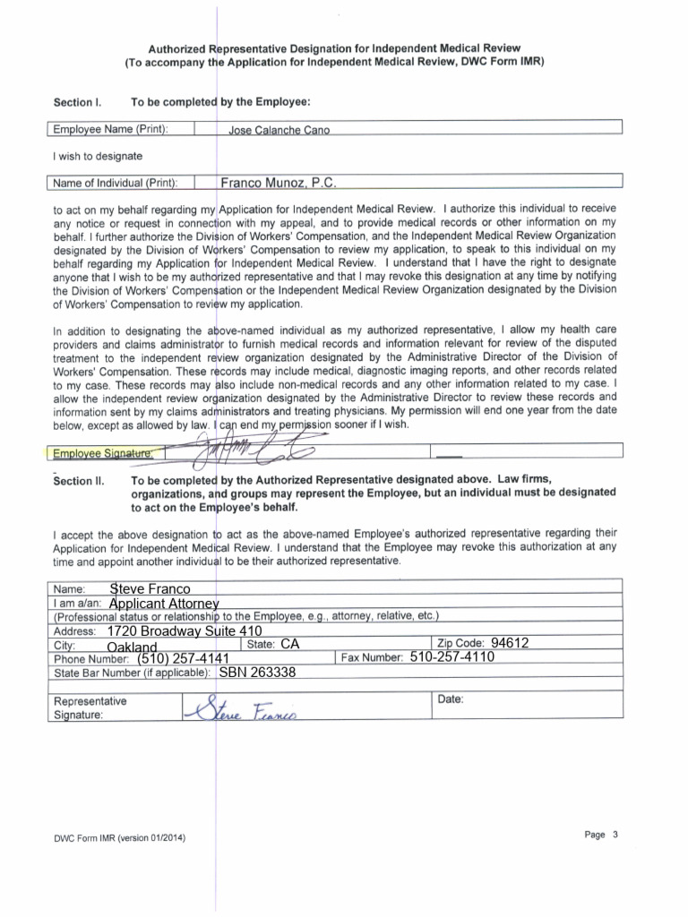 Ard For Imr Application | PDF