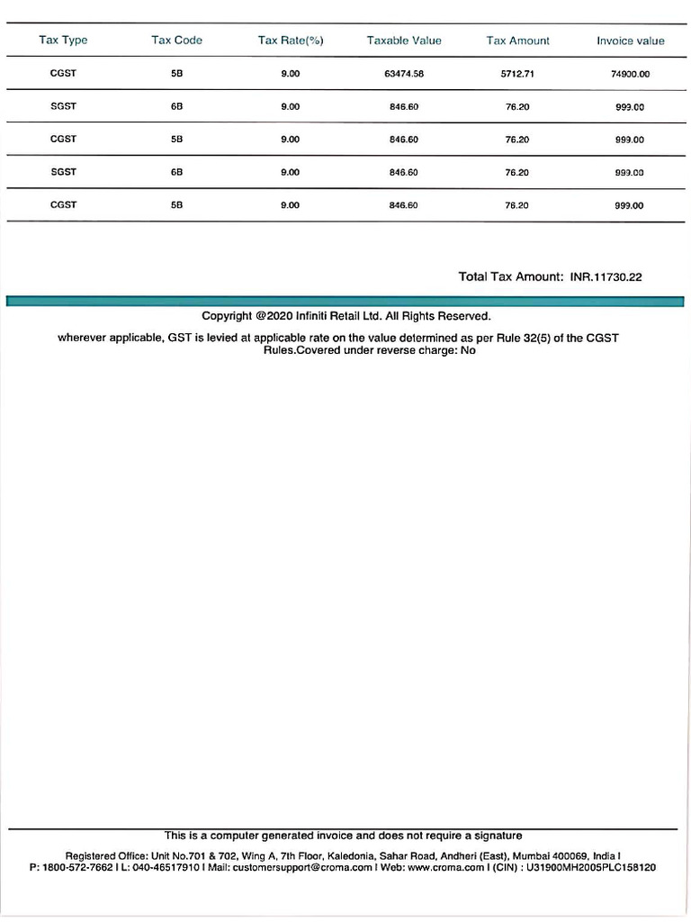 iPhone 15 Invoice | PDF