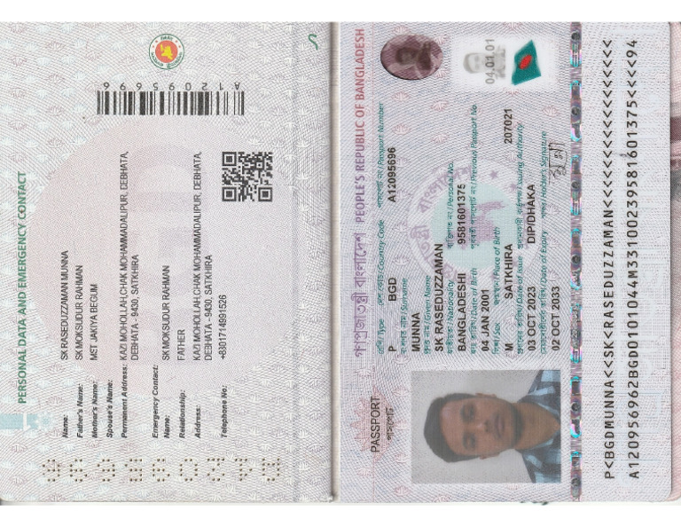 munna passport | PDF