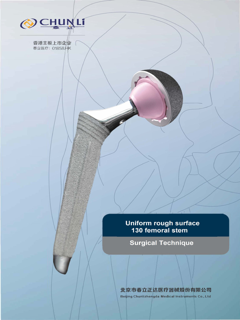 Surgical Technique of 130 DDH Stem | PDF | Hip | Human Anatomy