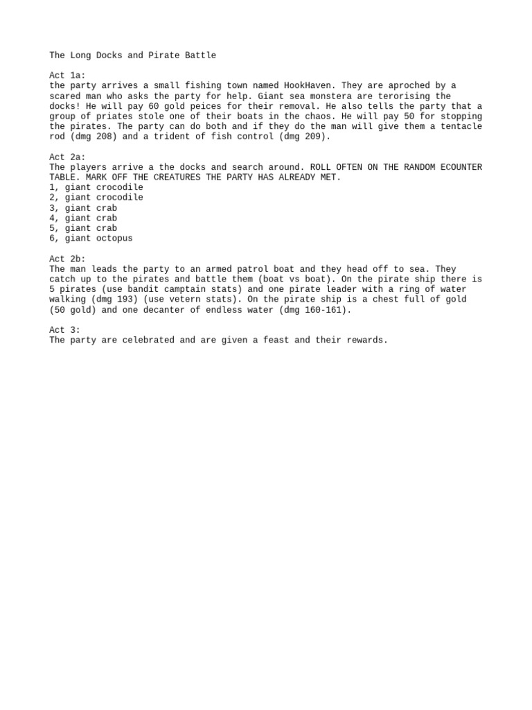 The Long Docks | PDF