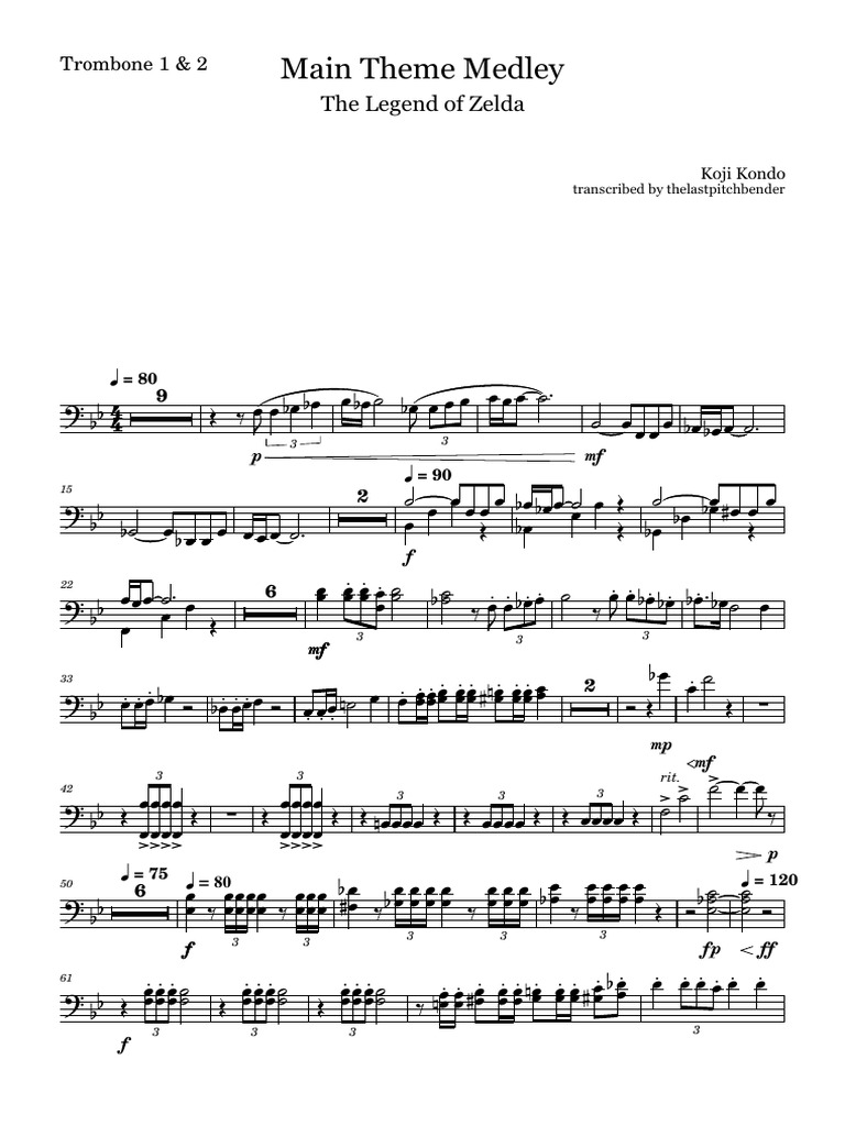 The Legend of Zelda Main Theme Medley 25th Anniversary UPDATED 71320 ...