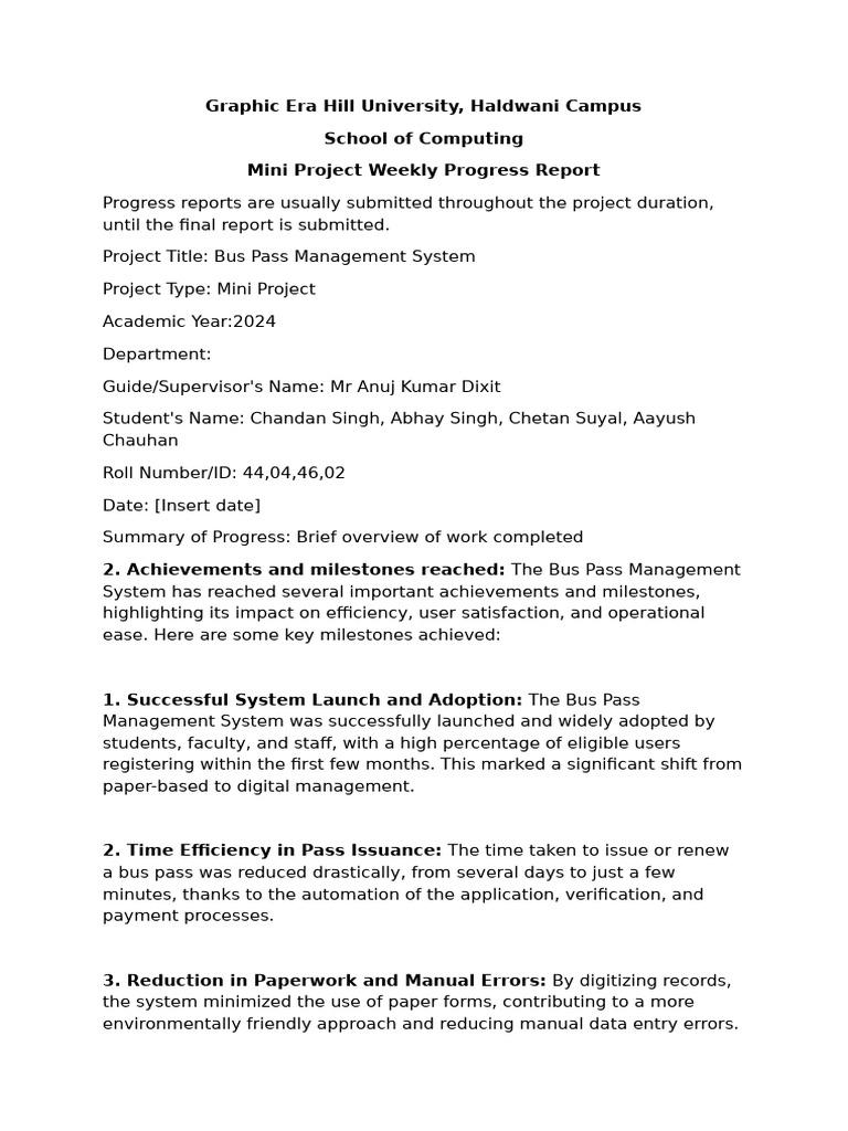 Project Progress Report | PDF | Computer Security | Security