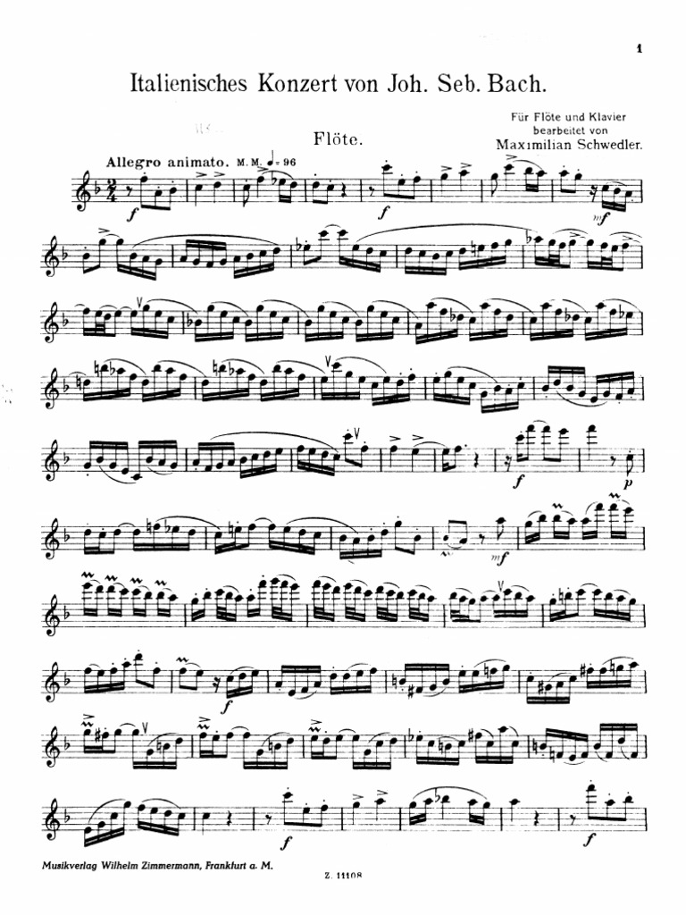 Bach Italian Concertos | PDF