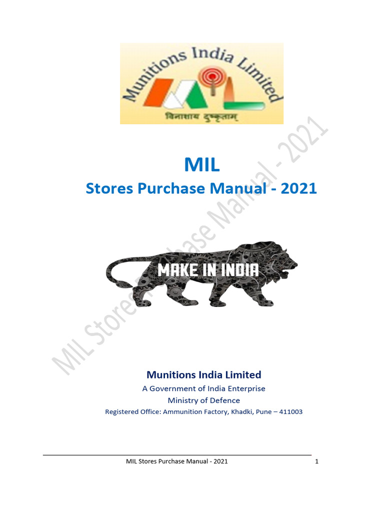 Https Munitionsindia - in WP Content Uploads MIL Store Procurement ...