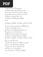 Lyrics | PDF | Song Structure | Musical Forms