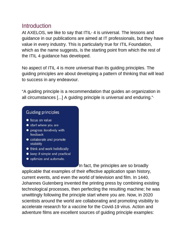 Itil Star Wars And The Itil 4 Guiding Principles Pdf Luke Skywalker Obi Wan Kenobi