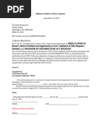 How To Do A Conditional Acceptance | PDF | Affidavit | Debt