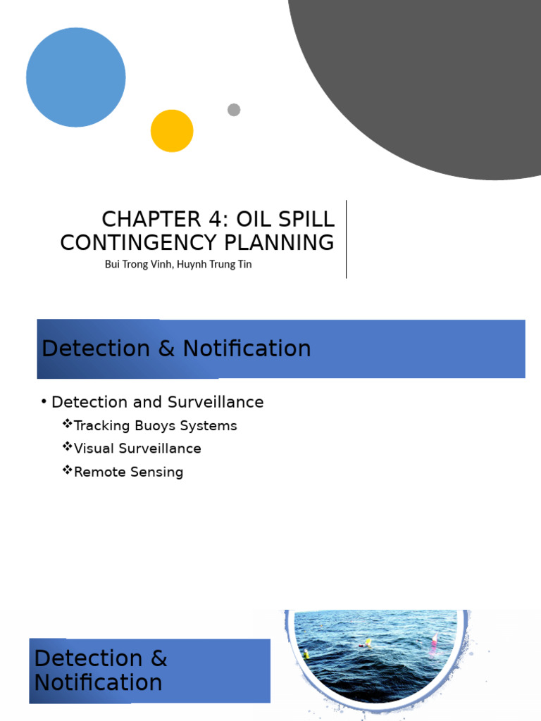 Oil Spill Contingency Planning Guide | PDF | Oil Spill