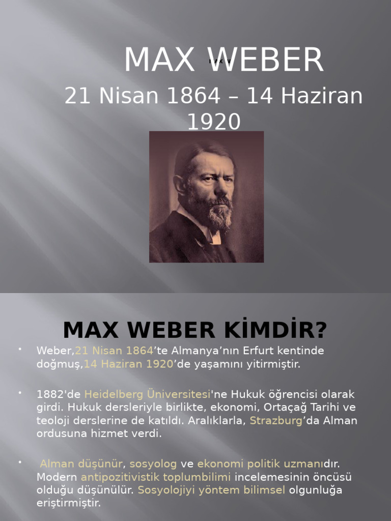 MAX Weber | PDF