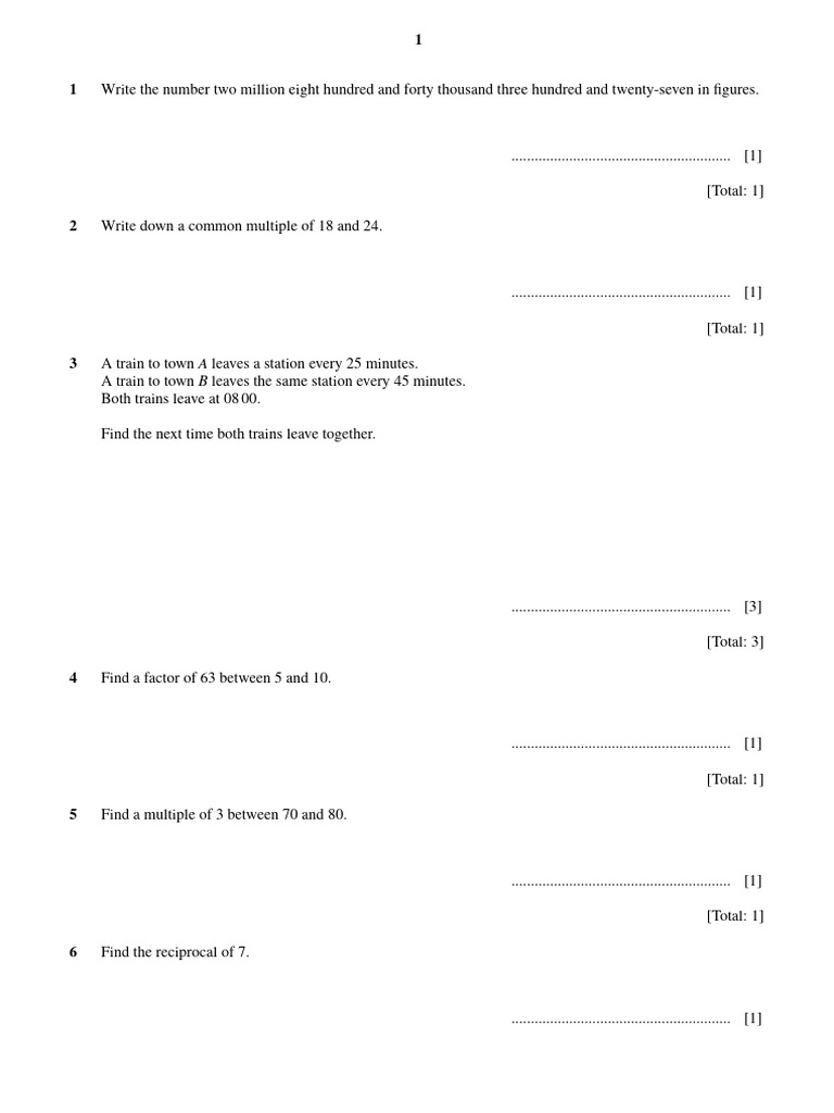 myTest (1) | PDF | Number Theory | Numbers