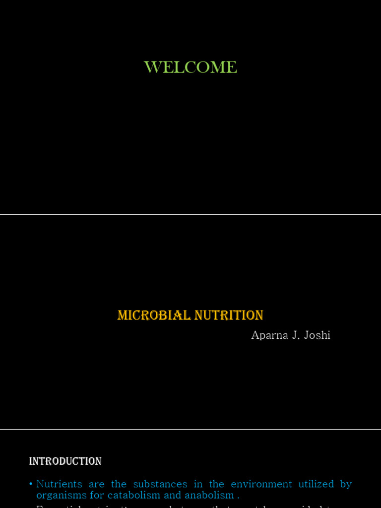 Microbial_nutrition | PDF