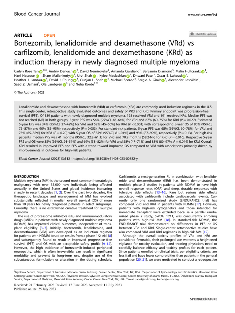 s41408-023-00882-y | PDF | Health Sciences | Health Care