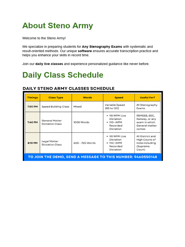 Steno Army: Stenography Exam Prep | PDF | Agriculture | Urbanization