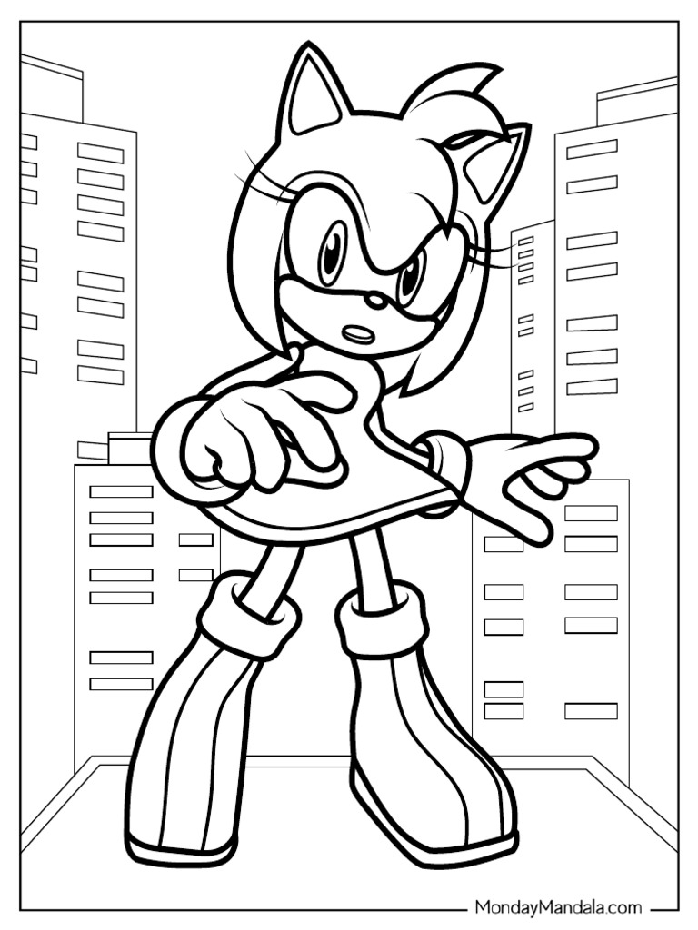 Amy Rose Outline For Preschoolers | PDF