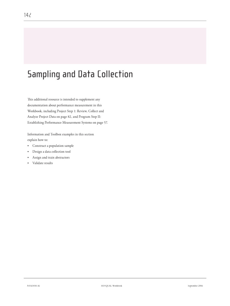 Sampling-and-Data-Collection | PDF | Management Of Hiv/Aids | Cd4