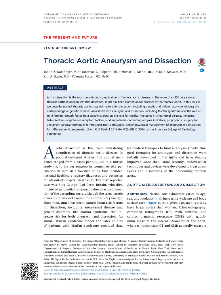 Aortic aneurysm | PDF | Aorta | Clinical Medicine