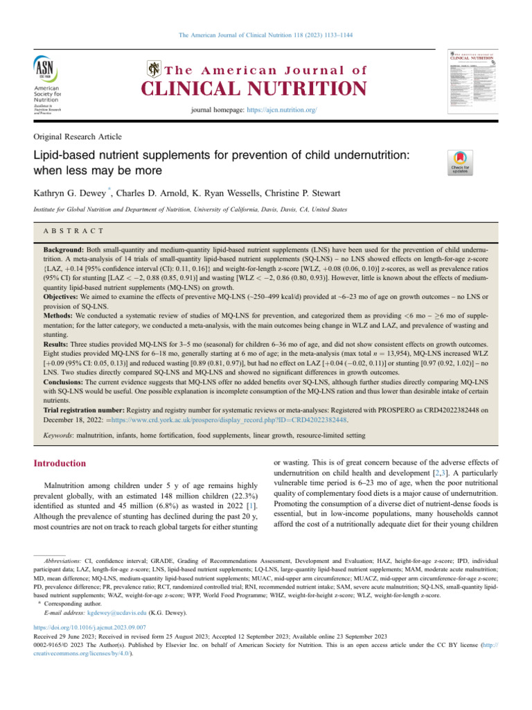 Lipid-based-nutrient-supplements-for-prevention-of | PDF | Meta ...