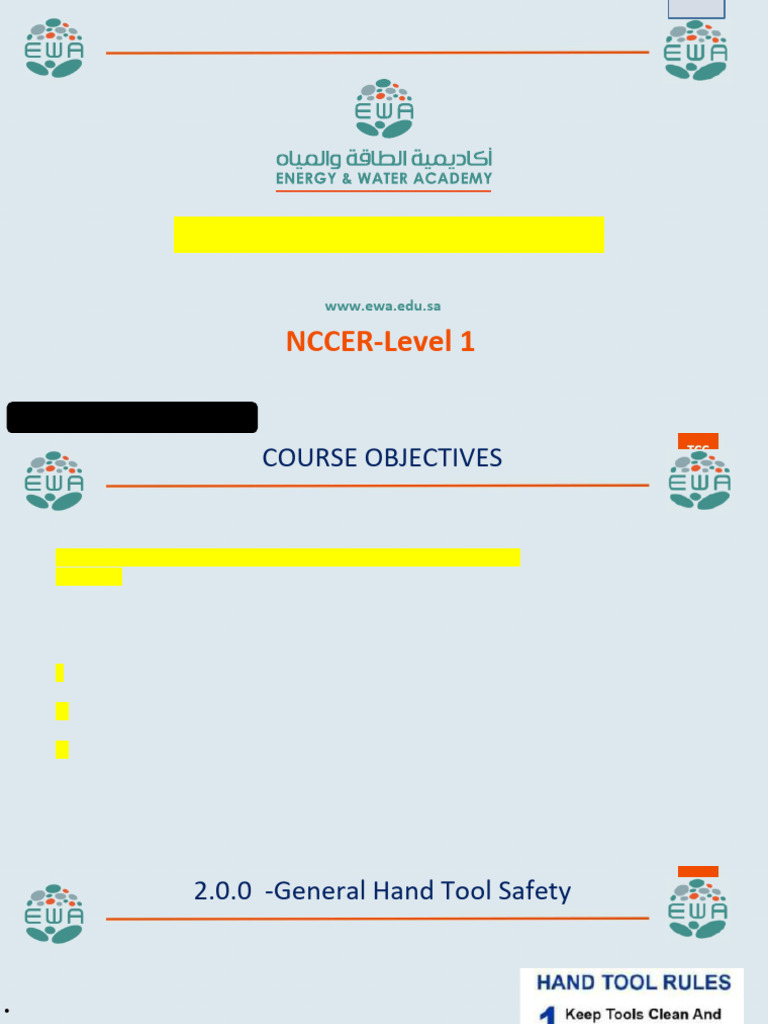 NCCER Mechanical 32102 07 Tools of The Trade Level1 | PDF | Grinding ...