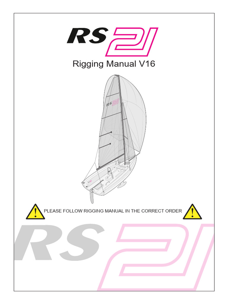 Rs 21 Rigging Guide | PDF | Sailing Ships